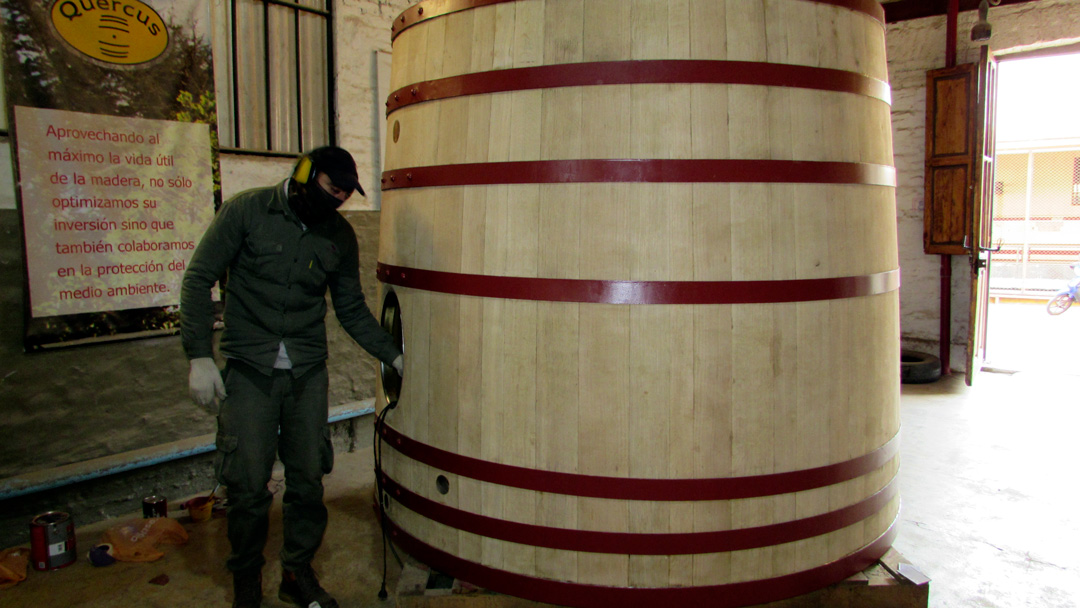 Barricas de roble para vinos, destilados y cervezas